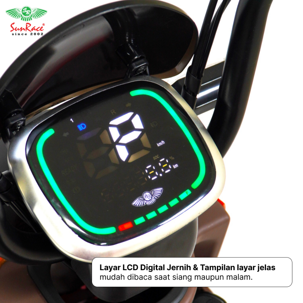 Jual DIGITAL SPEEDOMETER / METER DIGITAL SEPEDA LISTRIK SUNRACE ...