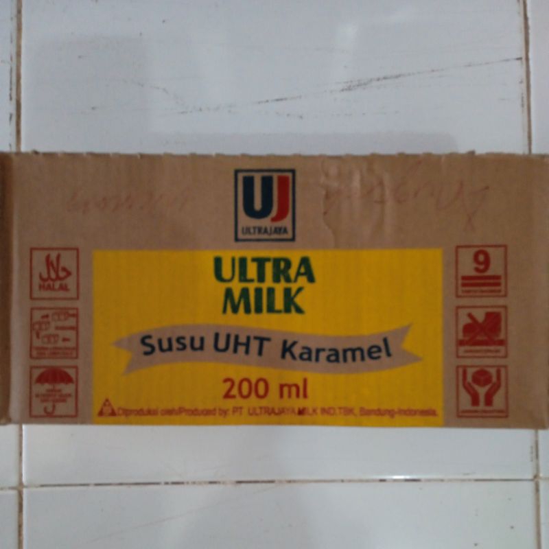 Jual ULTRA Milk 200ml uht Karamel | Shopee Indonesia