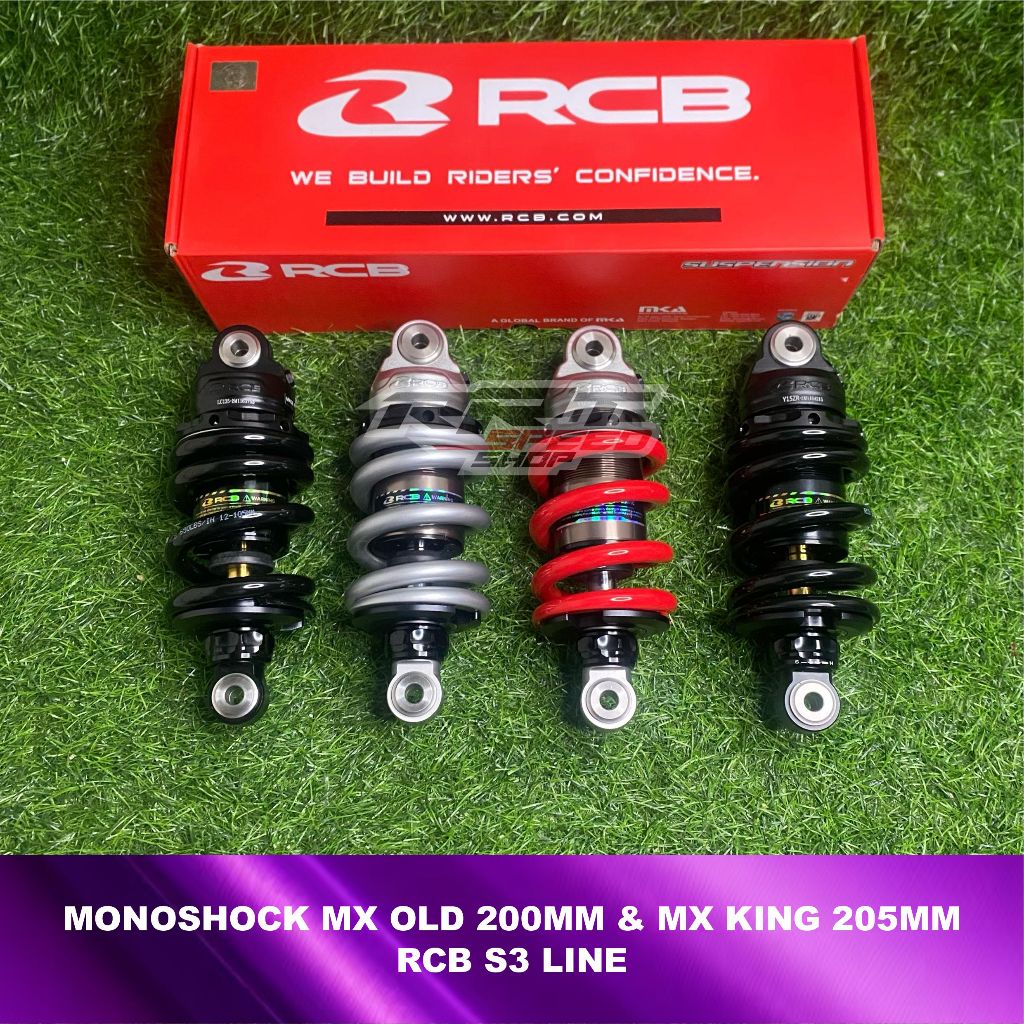 Jual RRT MONOSHOCK RCB S3 LINE MX OLD 200MM & MX KING 205MM | Shopee ...