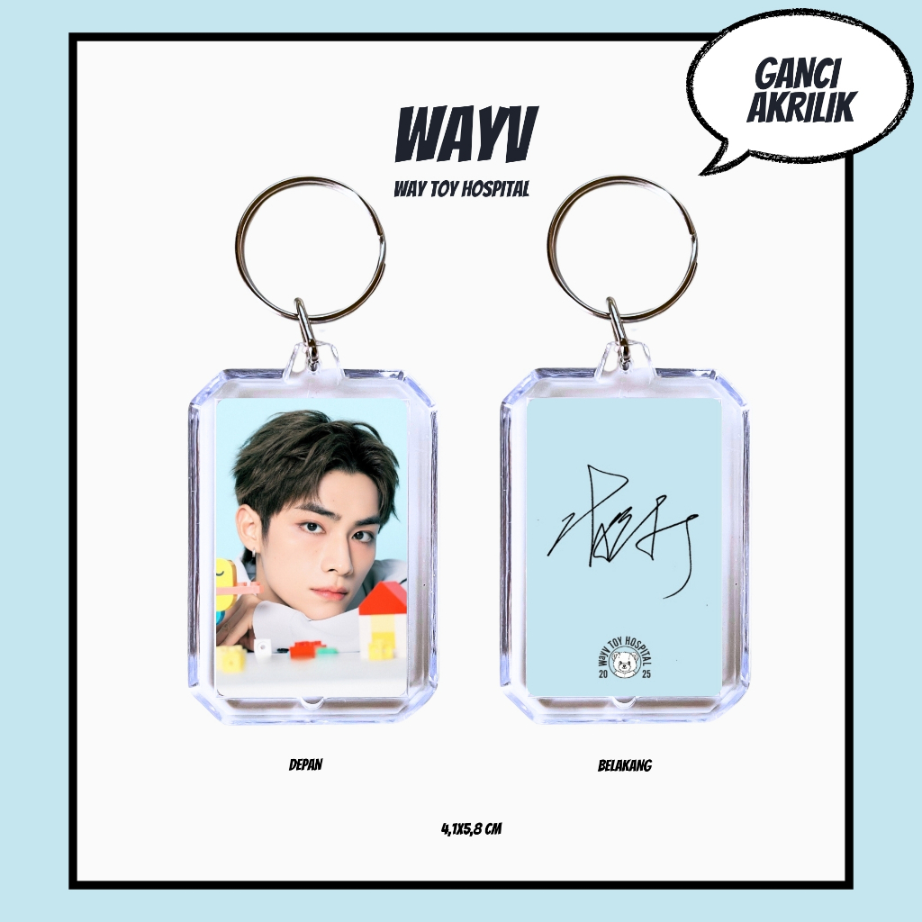 Jual HOLOGRAM GANCI AKRILIK WAYV WAY TOY HOSPITAL KEYCHAIN GANTUNGAN ...