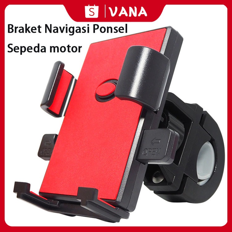 Jual VANA Universal Bike Phone Holder Stand Mount Bracket Untuk Sepeda/Sepeda Motor Holder Hp ...