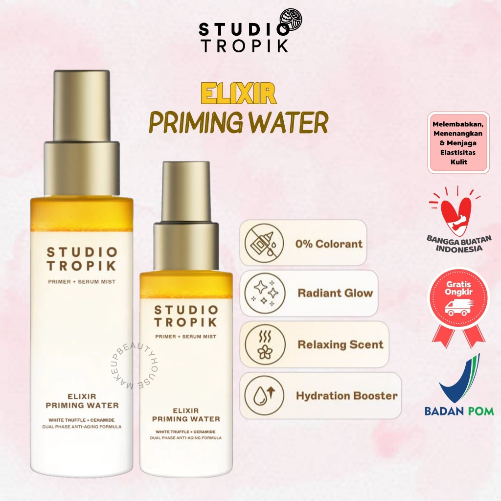 Jual STUDIO TROPIK Elixir Priming Water White Truffle + Ceramide 105ml | 50ml | Shopee Indonesia