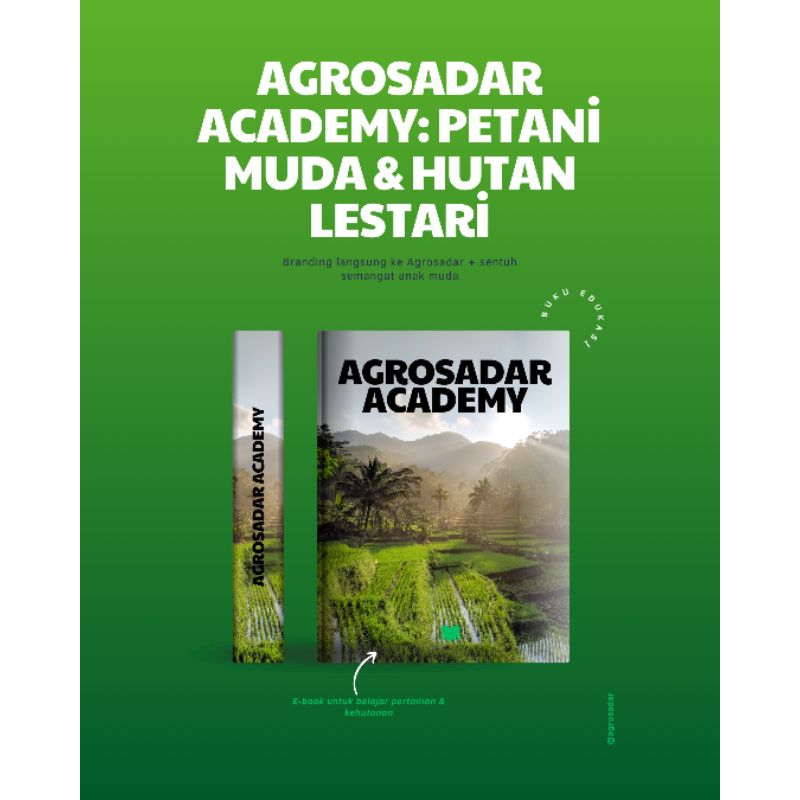 Jual Agrosadar Academy: Petani Muda & Hutan Lestari | Shopee Indonesia
