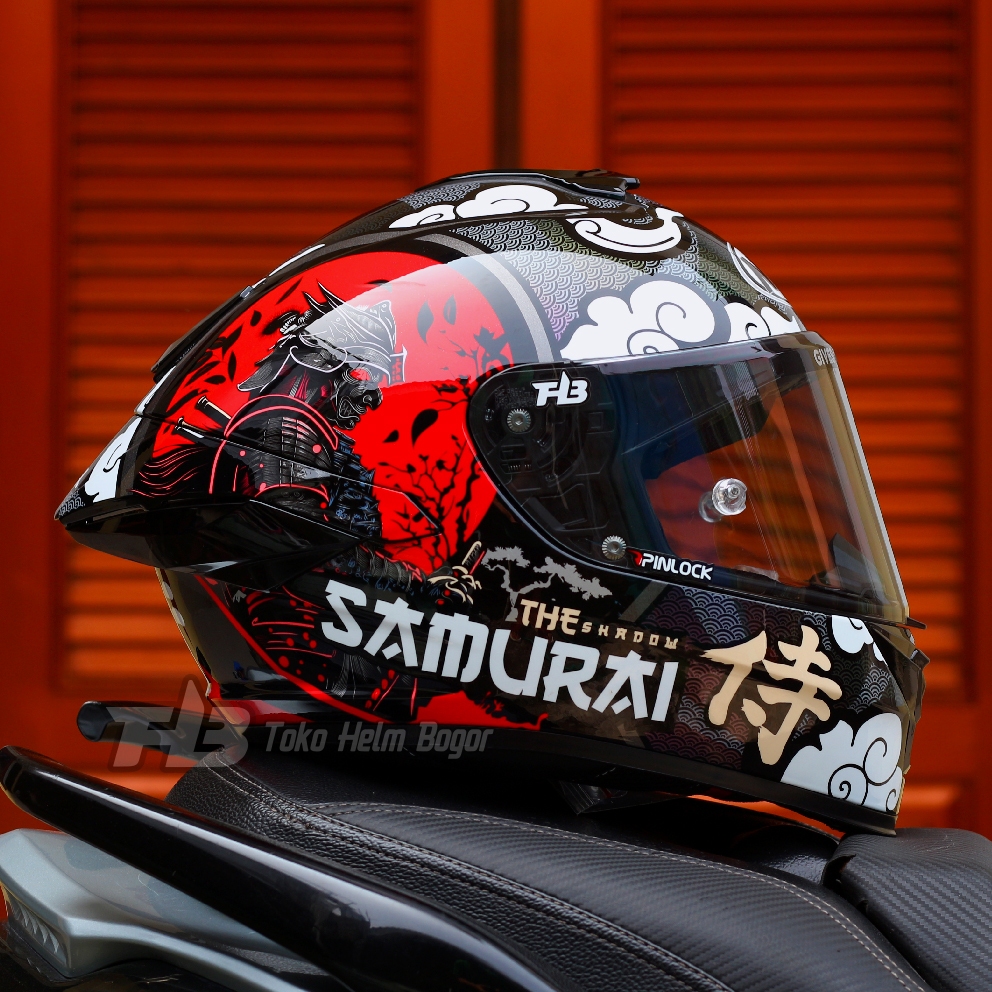 Jual Helm NHK Mark-1 2V | ASSASIN BLACK SAMURAI | DOUBLE VISOR ...