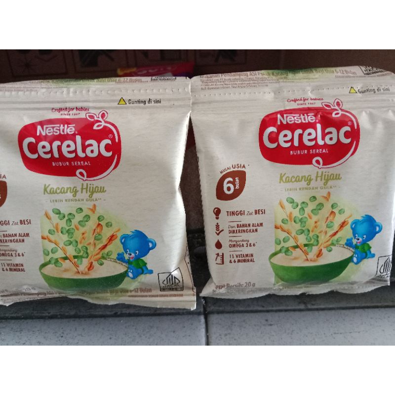Jual cerelac sachet kacang hijqu/ beras merah | Shopee Indonesia