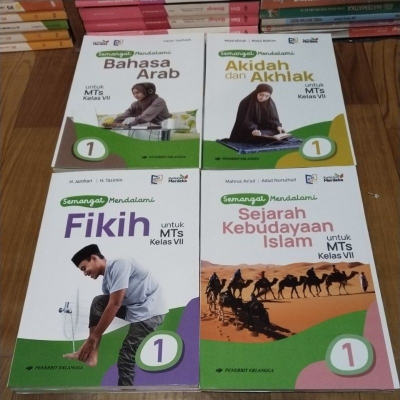 Jual BUKU PAKET KURIKULUM MERDEKA MTS KELAS 7 / 8 ERLANGGA - Semangat Mendalami - bahasa Arab ...