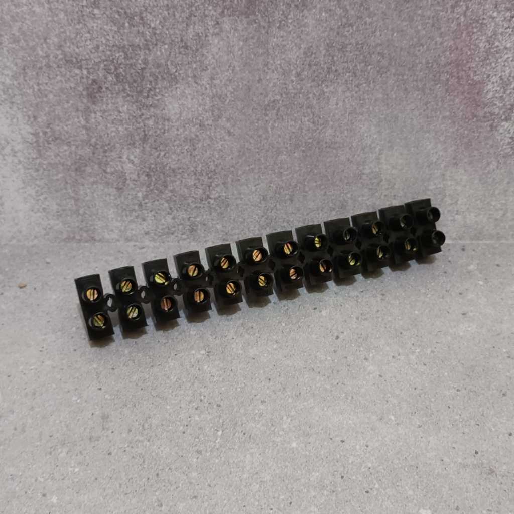 Jual Terminal Blok Krustin 25mm 60A Hitam Premium | Shopee Indonesia