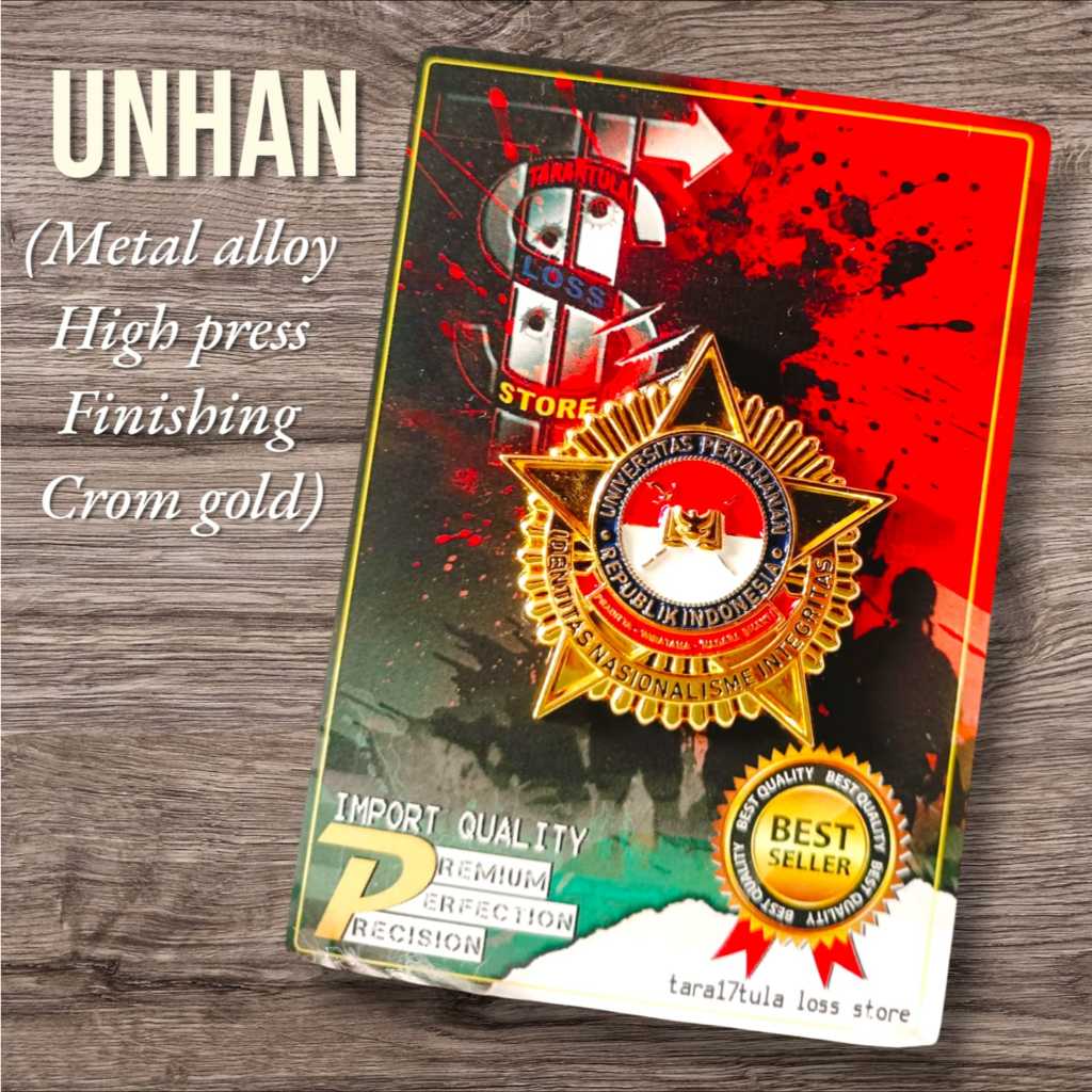 Jual BRIVET/WING/PIN PDH UNHAN STANDART TNI IMPORT PREMIUM | Shopee ...