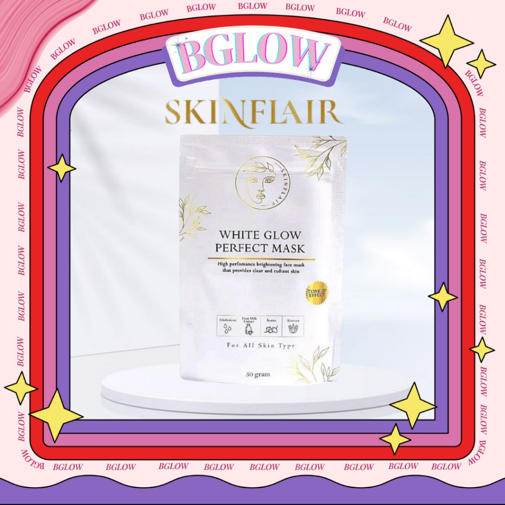 Jual SKINFLAIR Mask White Glow Perfect Mask MASKER WAJAH | MASKER BUBUK ...