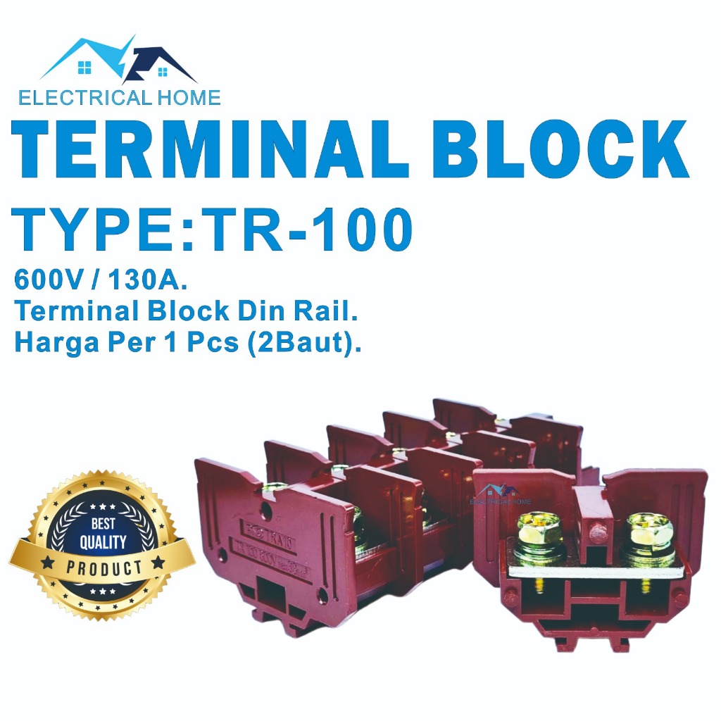 Jual TERMINAL BLOCK TR-100 DIN RAIL. | Shopee Indonesia