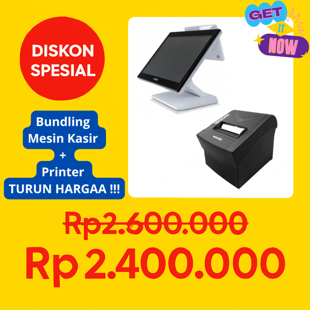 Jual Paket Bundling POS Terminal AnyPOS 50 Wintec (2GB) + Printer ...