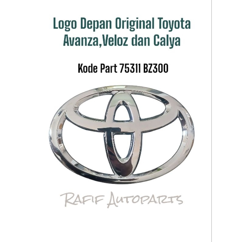 Jual Emblem Logo Original Toyota Avanza,Veloz dan Calya | Shopee Indonesia