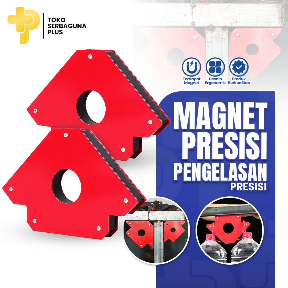 Jual Siku Magnet Las Penentu Posisi Sudut Tetap Magnetic Welding Holder ...
