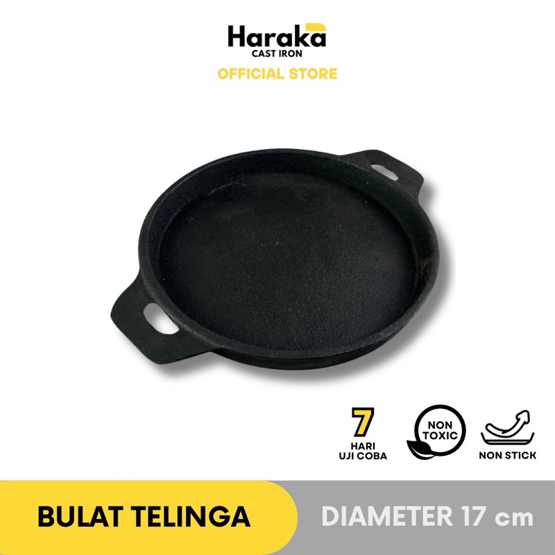 Jual Haraka Cast Iron Panci Mini / BBQ Serbaguna | Shopee Indonesia