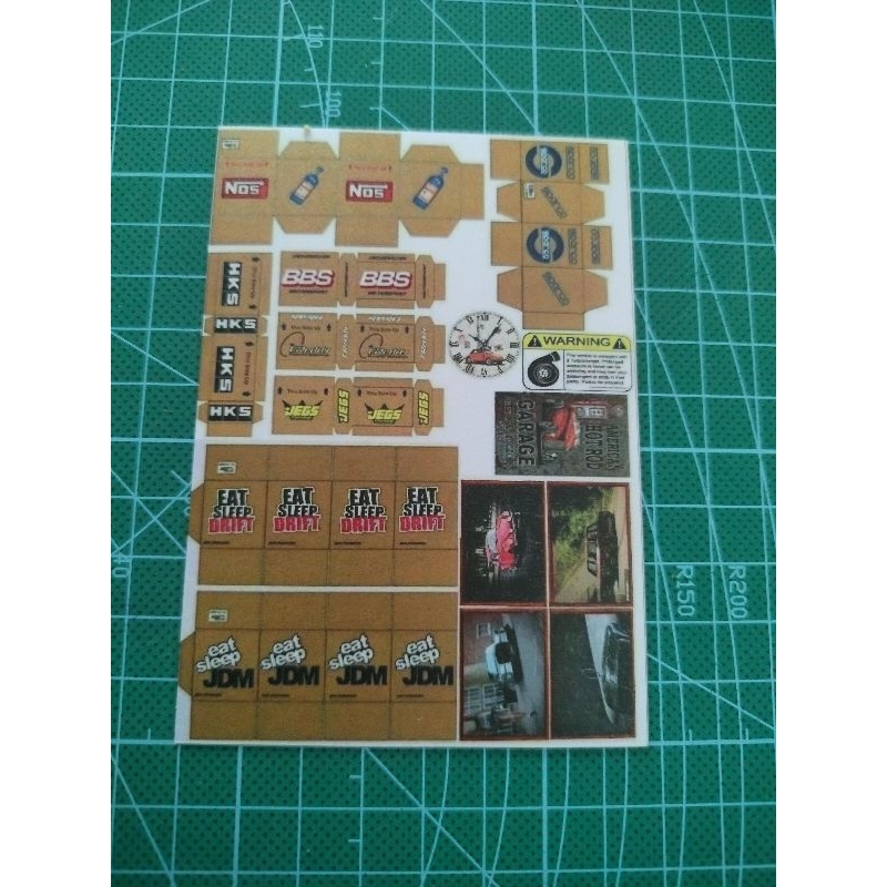 Jual Stiker diorama untuk skala 64 A | Shopee Indonesia