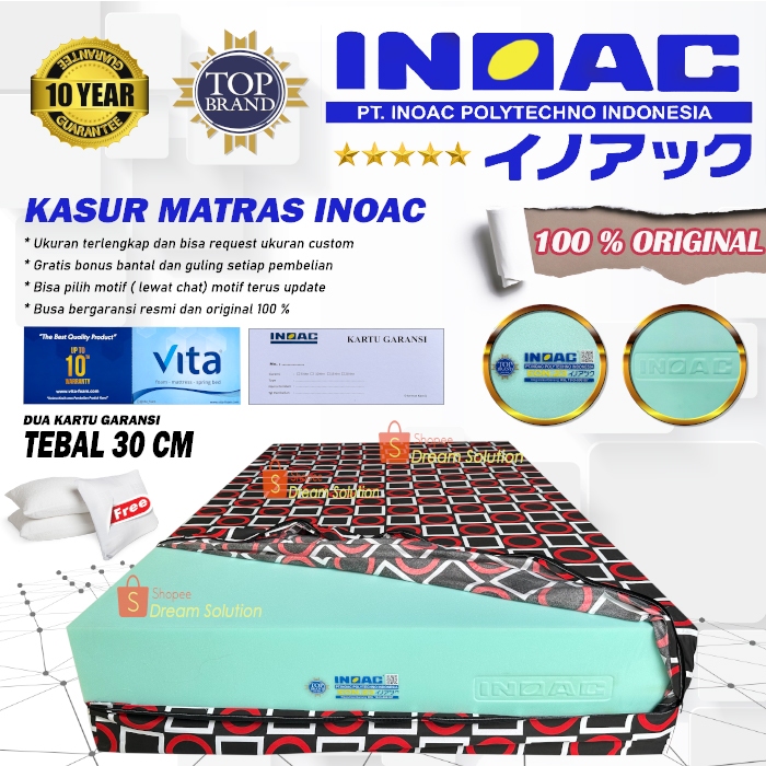 Jual Kasur Busa Matras INOAC EON Density 23 Tebal 30cm Premium quality ...