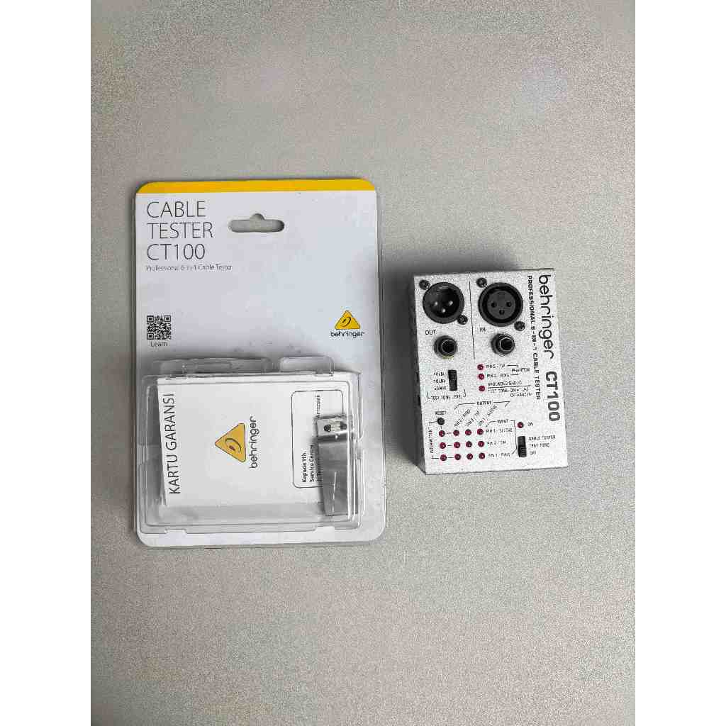 Jual BEHRINGER CT100 - Cable Tester | Shopee Indonesia