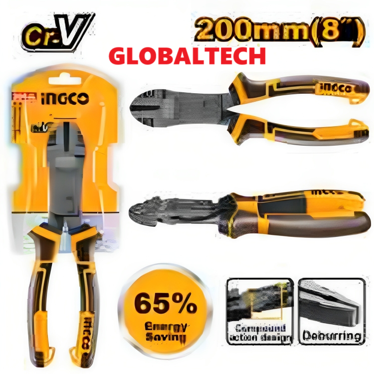 Jual INGCO HCDCP58200 TANG POTONG 8" TANG MULTIGUNA DIAGONAL CUTTING ...