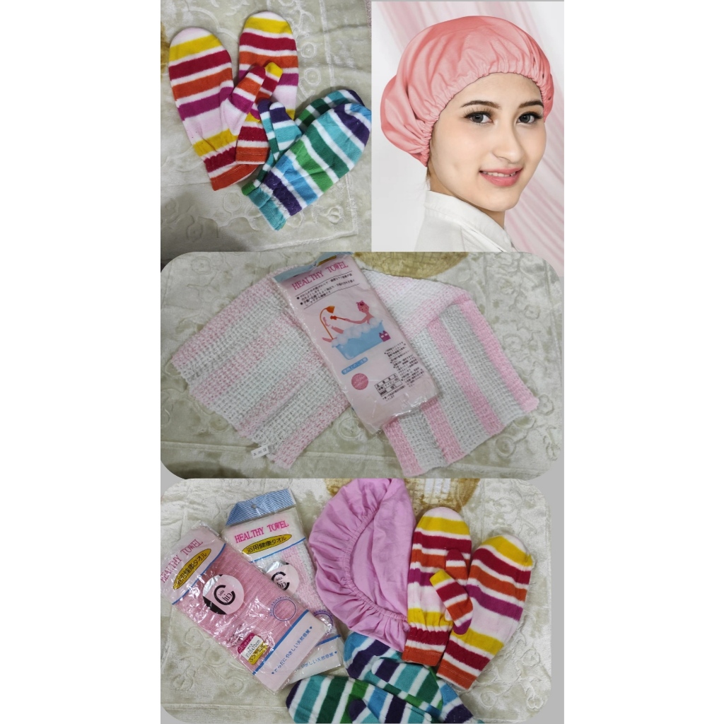 Jual PAKET SET ISI 3 (SARUNG TANGAN DAPUR,KAIN PENUTUP KEPALA & ALAT ...