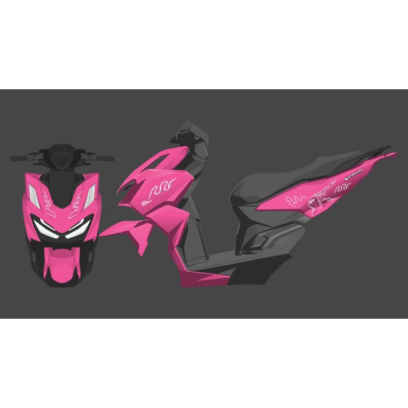 Jual STRIPING STICKER TRANSPARAN VARIO 160 CUSTOM DESIGN SUKI | Shopee ...