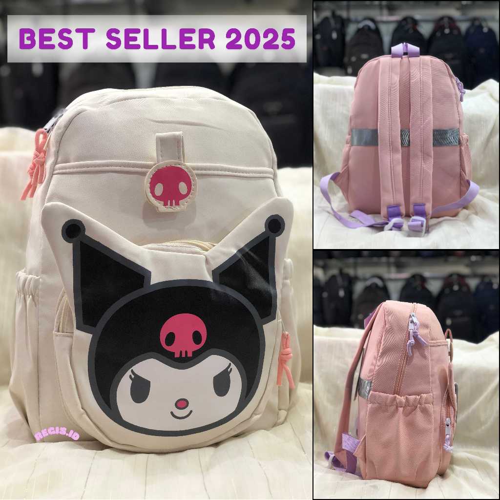 Jual [VIRAL] TAS RANSEL KUROMI CINNAMO KOREA SD SMP SMA KULIAH PEREMPUN BAHAN PARASUT NILON ...