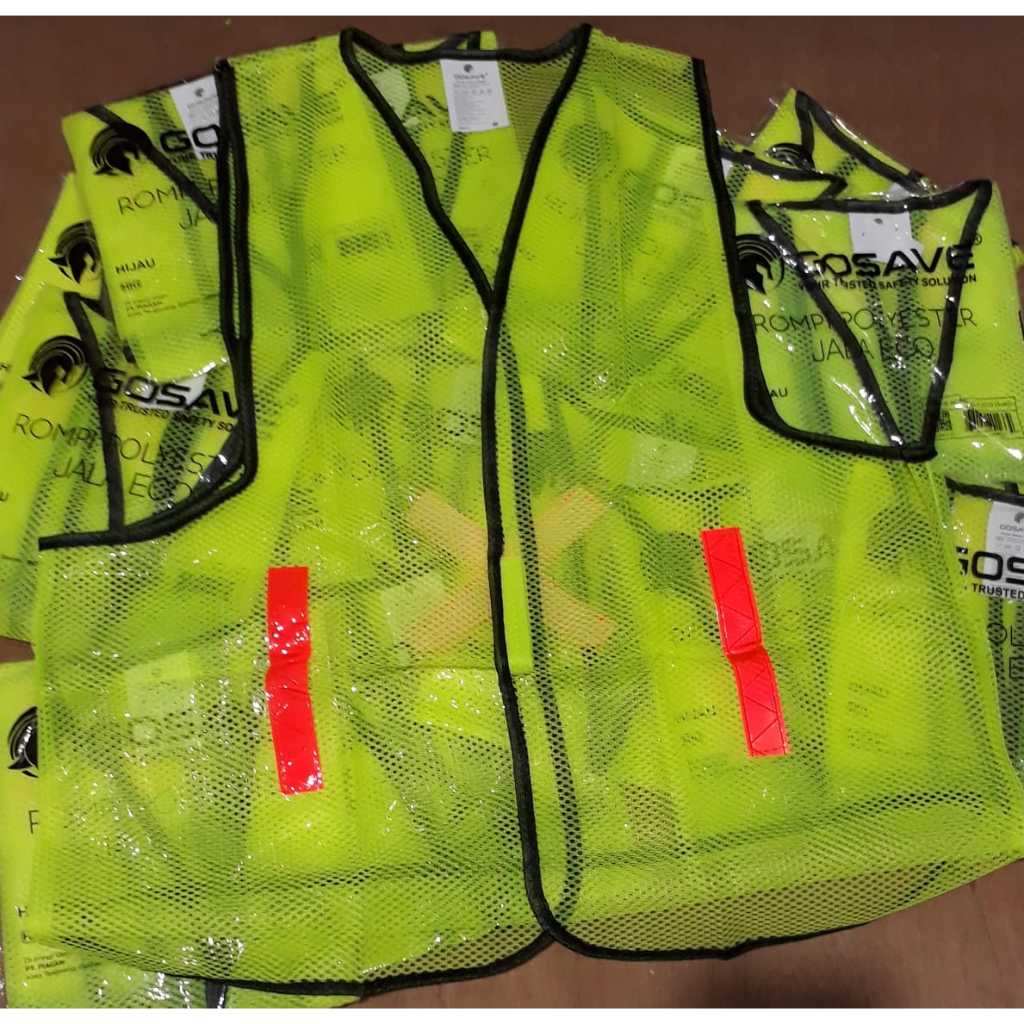 Jual rompi safety / rompi proyek safety vest rompi pengaman rompi ...