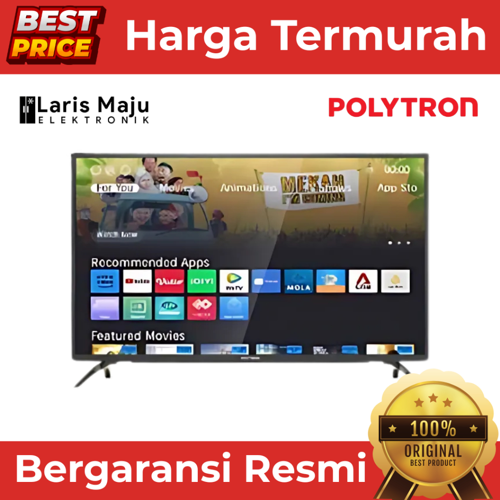 Jual POLYTRON SMART LITE TV 40CV8969 40 INCH Resolusi FULL HD ...