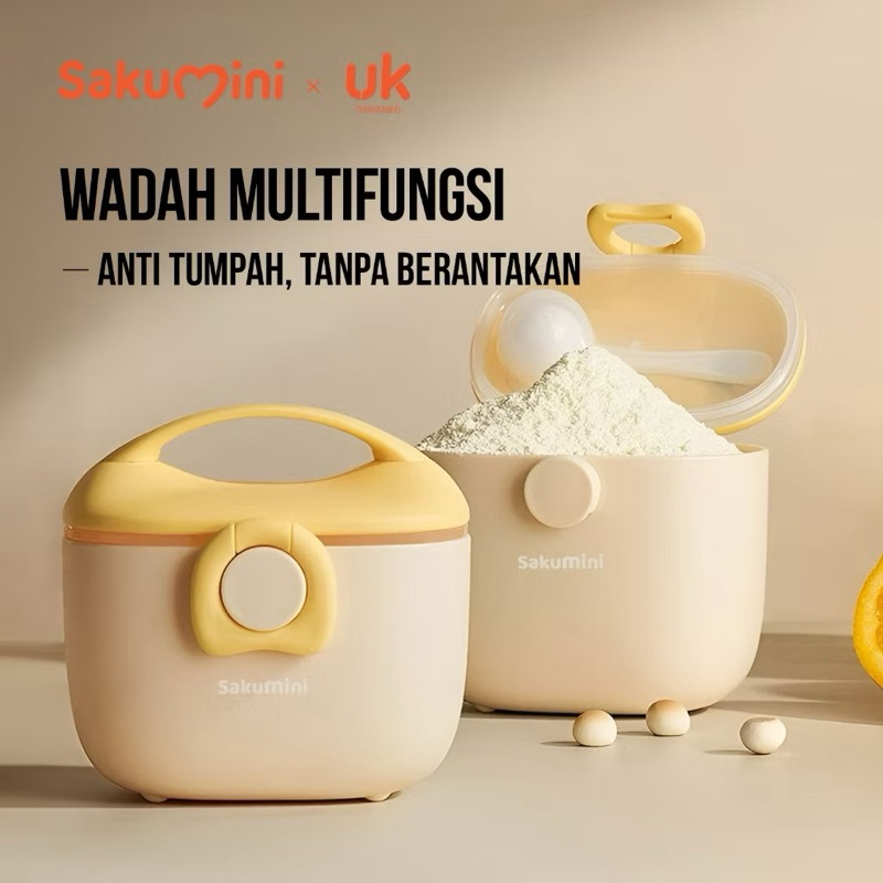 Jual SAKUMINI MILK CONTAINER POWDER / WADAH TEMPAT SUSU & MAKANAN BAYI ...