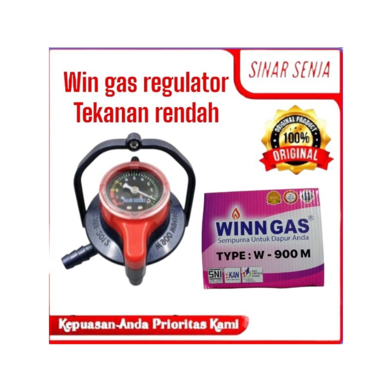 Jual REGULATOR WIN GAS W 900 METER REGULATOR KOMPOR GAS LPG | Shopee ...