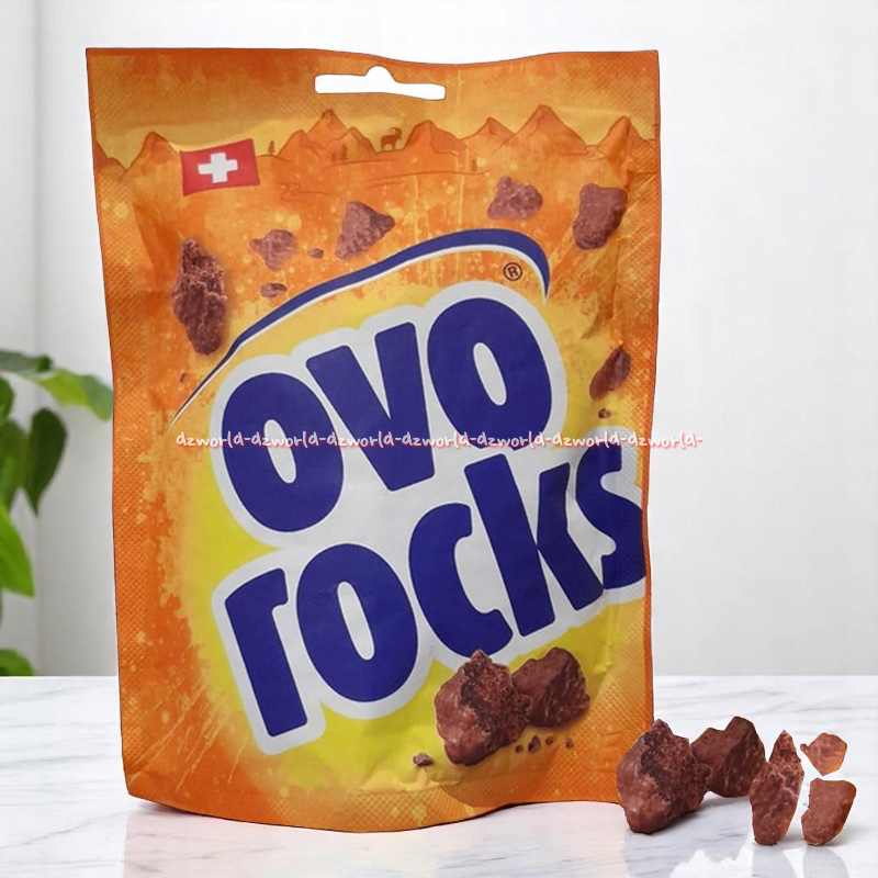 Jual Ovo Rocks 70gr Chocovo Coklat Batu Ovomaltine Tanpa Tambahan Gula ...