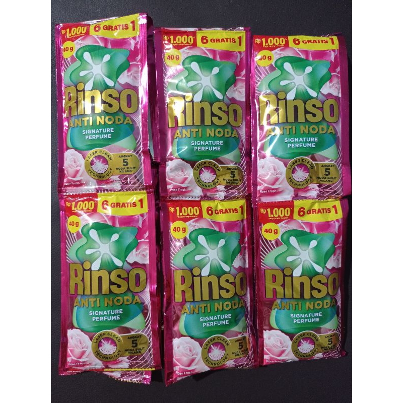 Jual Rinso cair sachet renceng @ 1000 | Shopee Indonesia