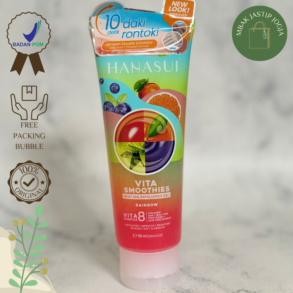 Jual Hanasui Body Spa Exfoliating Gel With Collagen | VITA 8 Complex ...