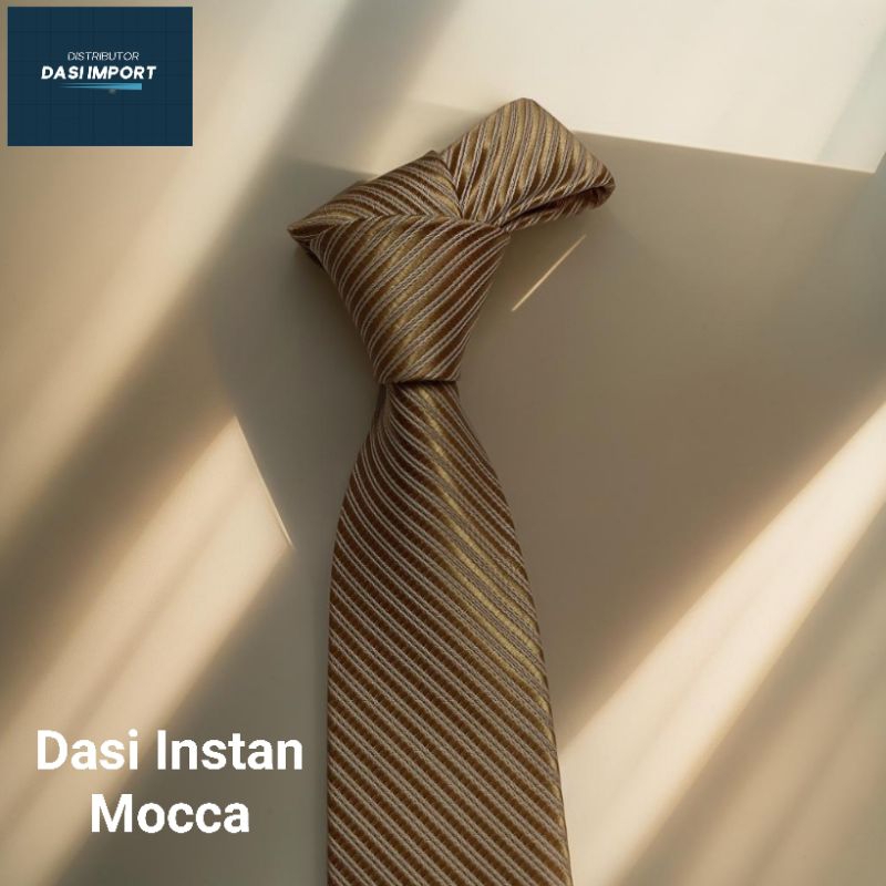 Jual Dasi Panjang Pria Dasi Salur Mocca Ukuran Medium 3 Inch 8cm ...
