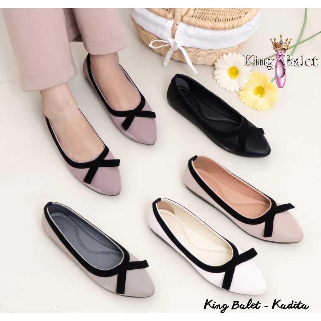 Jual King Balet Sepatu Flatshoes Wanita Kadita | Shopee Indonesia