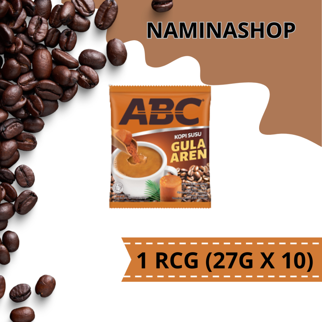 Jual ABC KOPI SUSU INSTANT GULA AREN RCG 10x27g | Shopee Indonesia