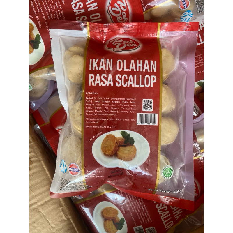 Jual Pak den scallop 500gr | Shopee Indonesia