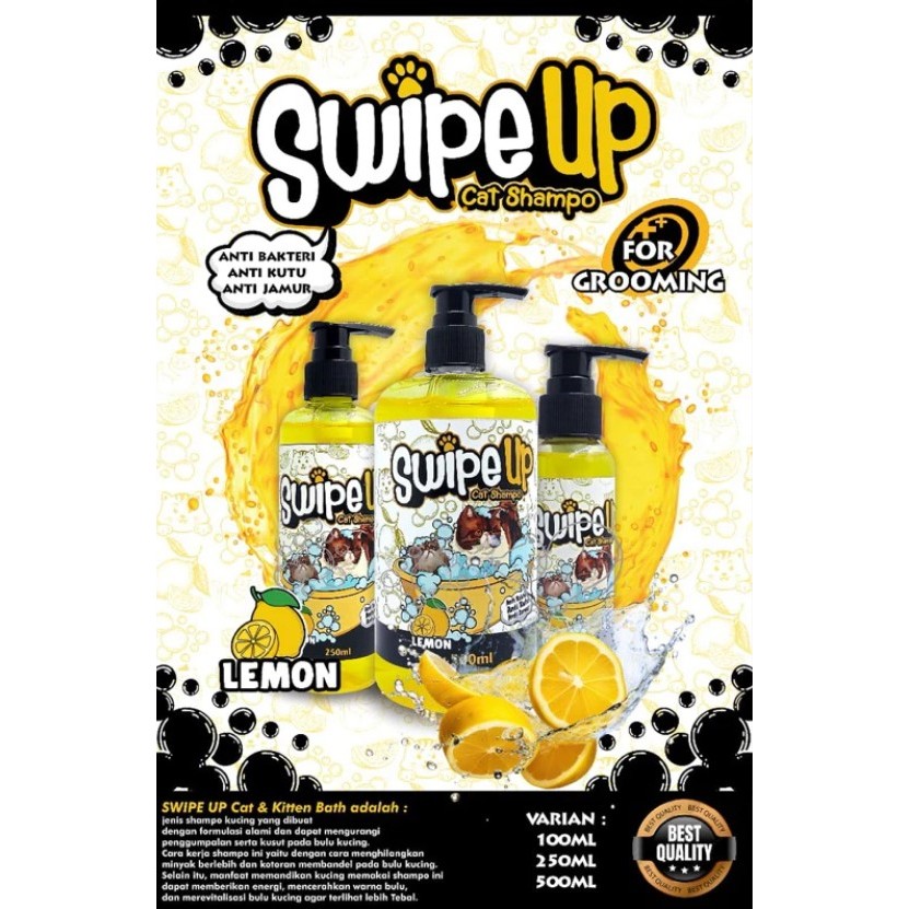 Jual Shampoo + Conditioner Kucing Swipe Up Aroma Buah 100ml/250ml/500ml | Shopee Indonesia
