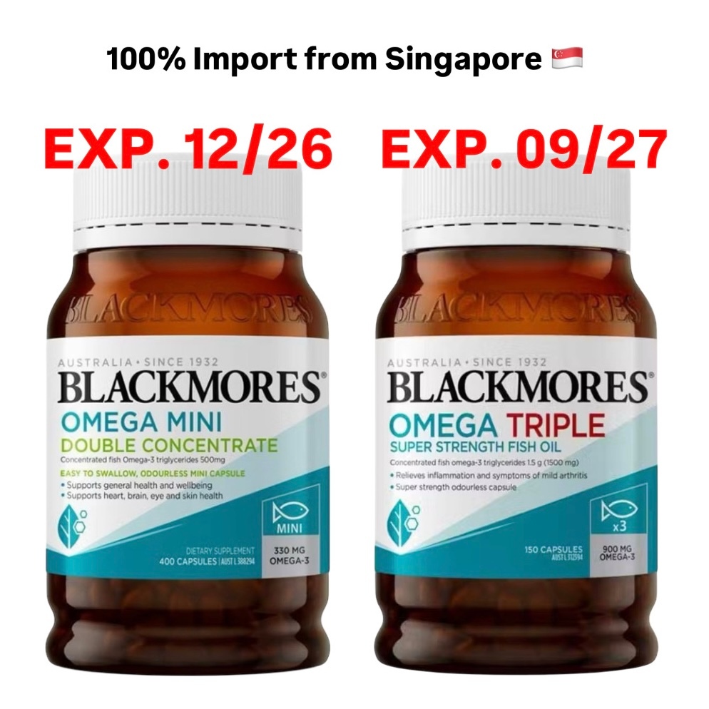 Jual Blackmores Omega Triple Super Strength Fish Oil 150 Caps | Shopee Indonesia