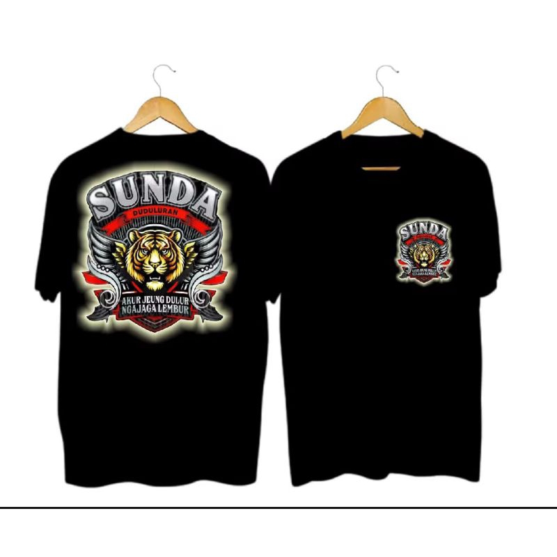 Jual KAOS SUNDA DUDULURAN AKUR JEUNG DULUR NGAJAGA LEMBUR CORAK MACAN ...