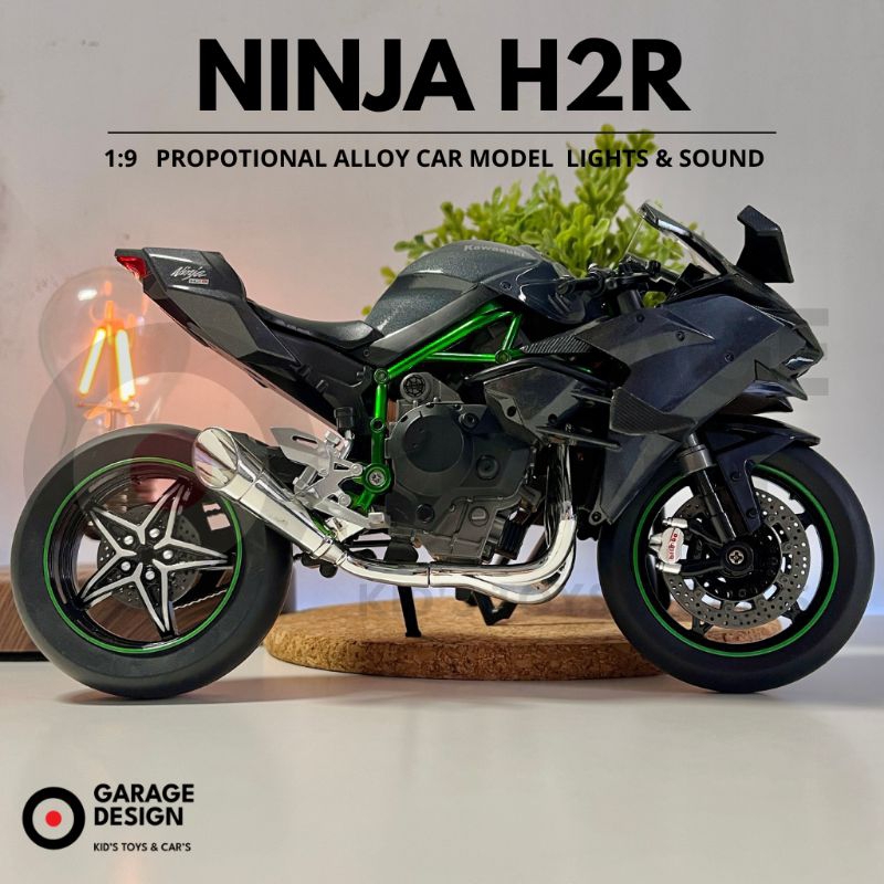 Jual motor ninja miniatur miniatur motor ninja Kawasaki H2R diecast motor | Shopee Indonesia