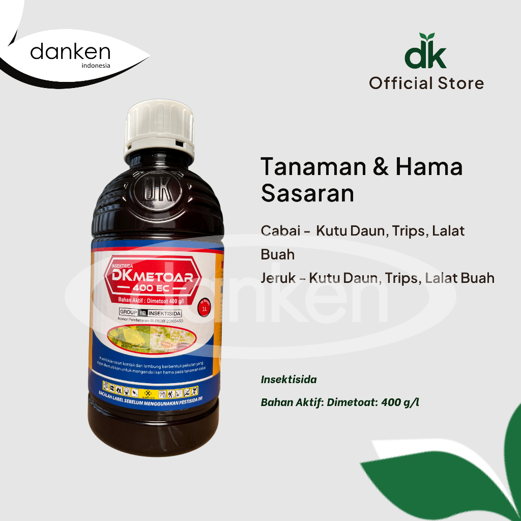 Jual DKMETOAR 400 EC 200 ml 400 ml 1000 ml (1 L) PESTISIDA INSEKTISIDA ...