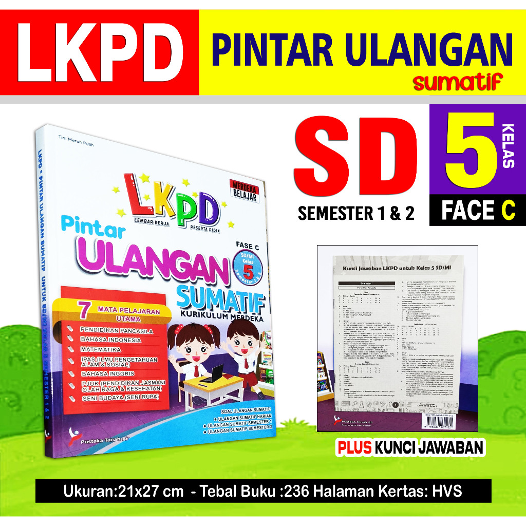 Jual LKPD Pintar Ulangan Suatif Kurikulum Merdeka(CP Baru Revisi 2024) KLs 5 SD | Shopee Indonesia