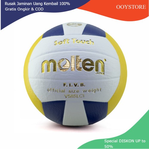Jual MOLTEN bola voli molten SOFT TOUCH ORIGINAL bola volly molten ...