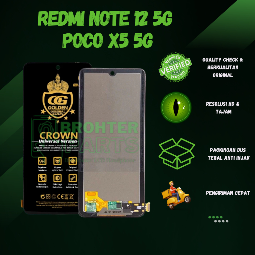Jual LCD XIAOMI REDMI NOTE 12 5G / POCOPHONE POCO X5 5G TOUCHSCREEN FULLSET COMPLETE | Shopee ...