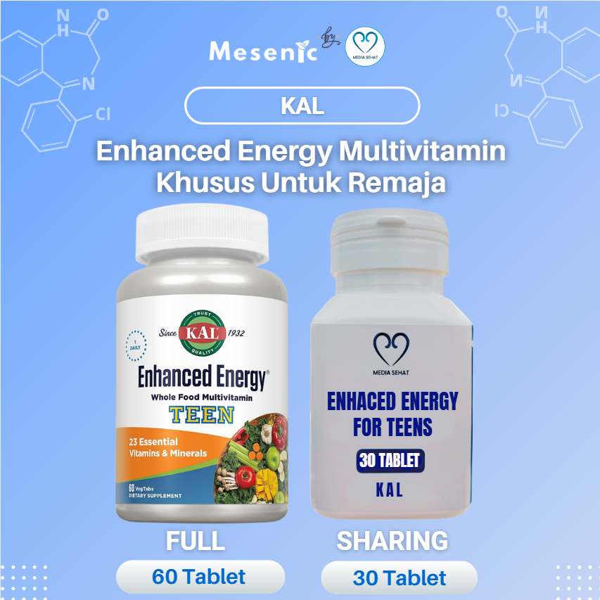 Jual Kal Enhanced Energy Multivitamin Untuk Remaja - Isi 30 dan 60 ...