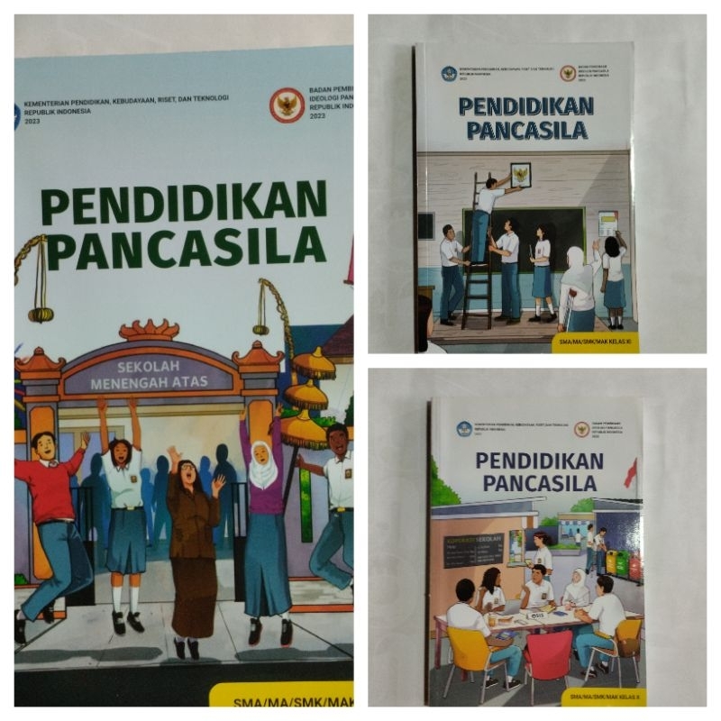 Jual Buku siswa pendidikan pancasila sma kls 10 11 12 kurikulum merdeka kemendikbud | Shopee ...