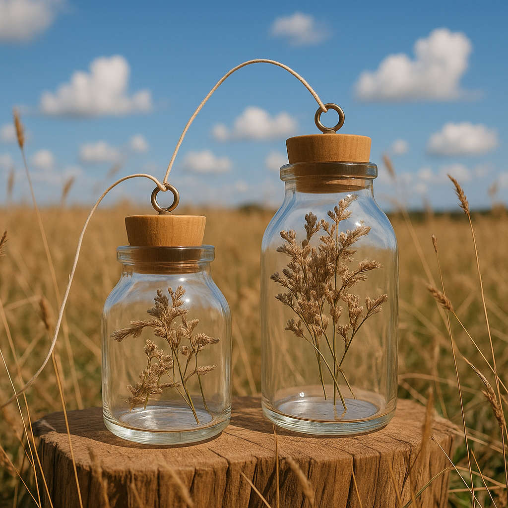 Jual Botol Hiasan Vintage / Botol Kaca Souvenir / BOTOL KACA TUTUP KAYU ...