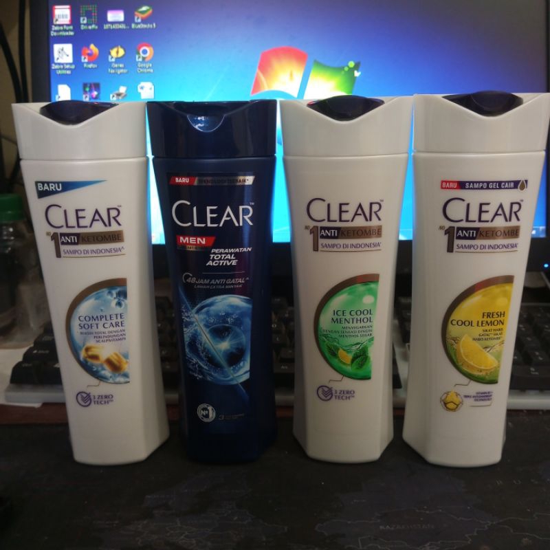 Jual Clear Shampoo Anti Ketombe 300ml Botol | Sampo Clear Anti Ketombe 300ml All Varian | Shopee ...