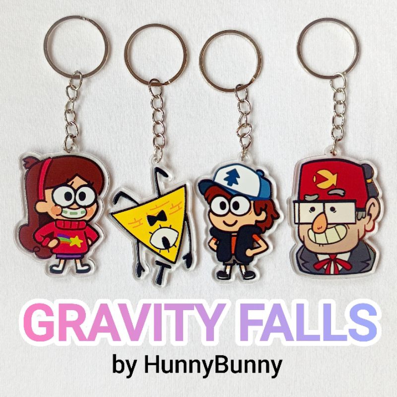 Jual [NEW]GRAVITY FALLS keychains charm souvenir Fanmerch | Shopee ...