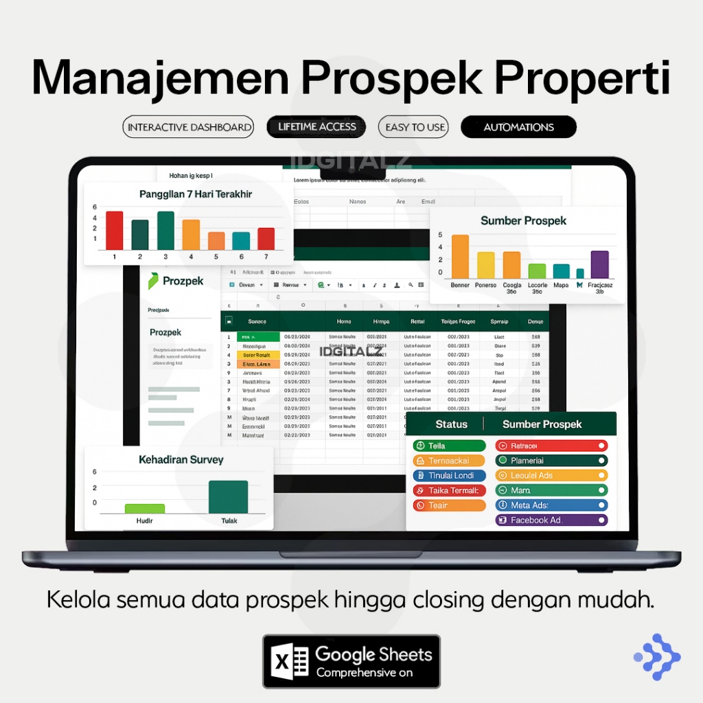 Jual [T0163] Prozpek Tools Manajemen Database Prospek Properti - Kelola ...